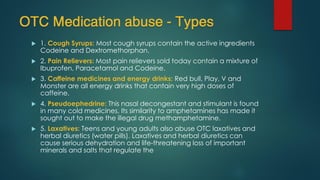 OTC Abuse - Information Classroom Presentation | PDF