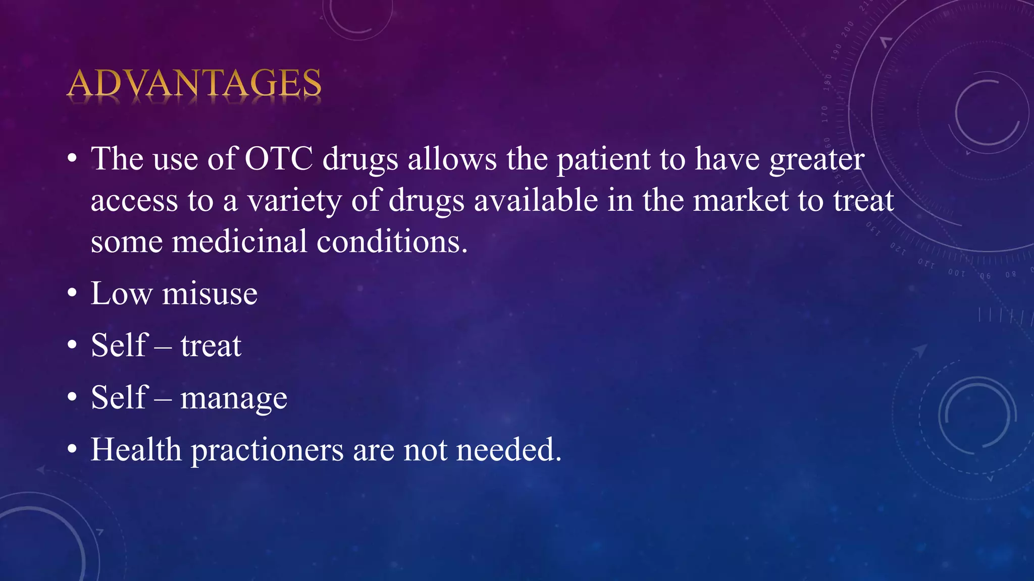 OTC DRUGS (OVER THE COUNTER) | PPTX