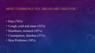 OTC DRUGS (OVER THE COUNTER) | PPTX