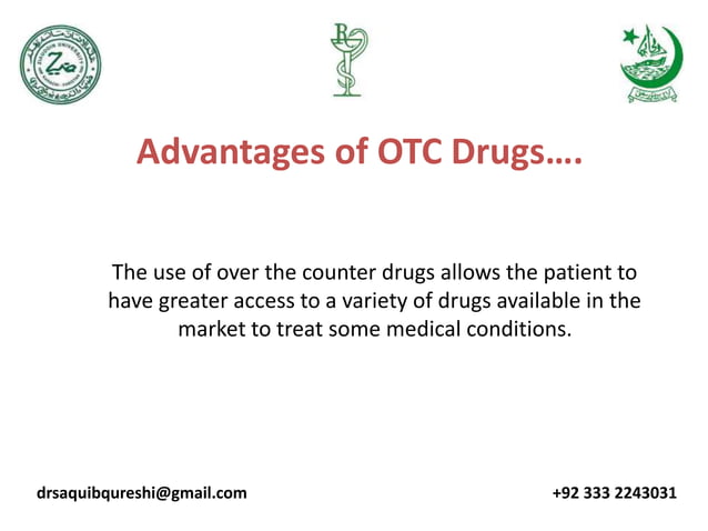 Lecture on Over The Counter (OTC) Drugs. | PPT