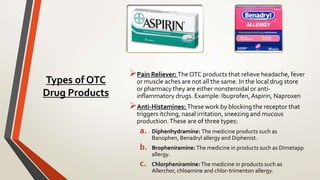 Over The Counter (OTC) Drugs | PPTX