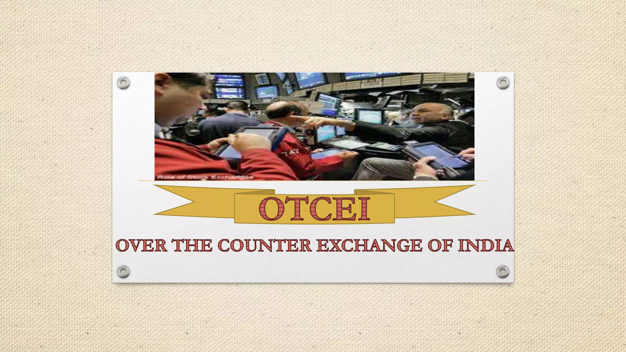 OTCEI ppt by parimal | PPT