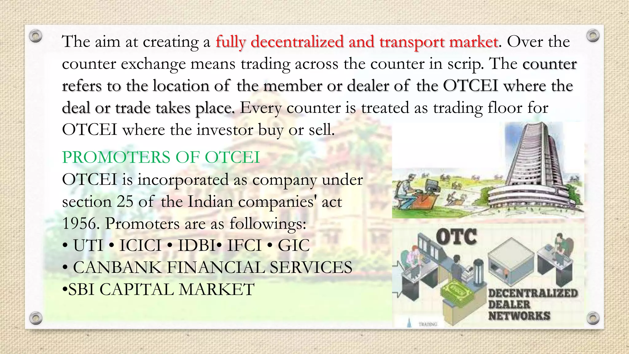 OTCEI ppt by parimal | PPT