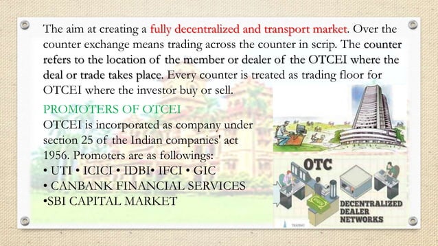 OTCEI ppt by parimal | PPT