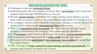 OTCEI ppt by parimal | PPT