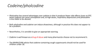 OTC Medications - Cough | PDF