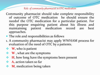 OTC MEDICATION | PPTX