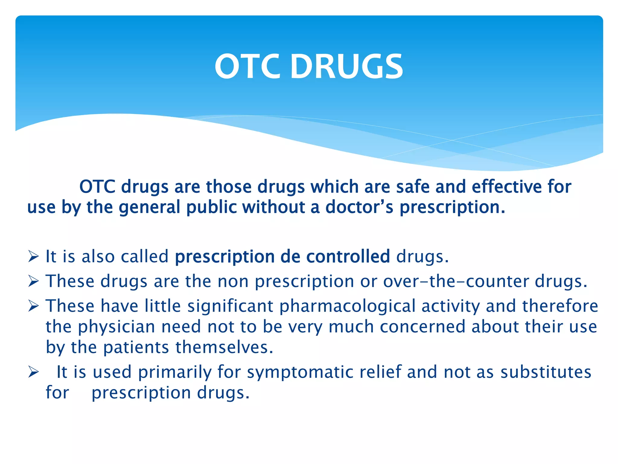 Rational use of Otc medications | PPTX