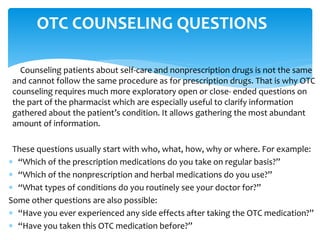 Rational use of Otc medications | PPTX