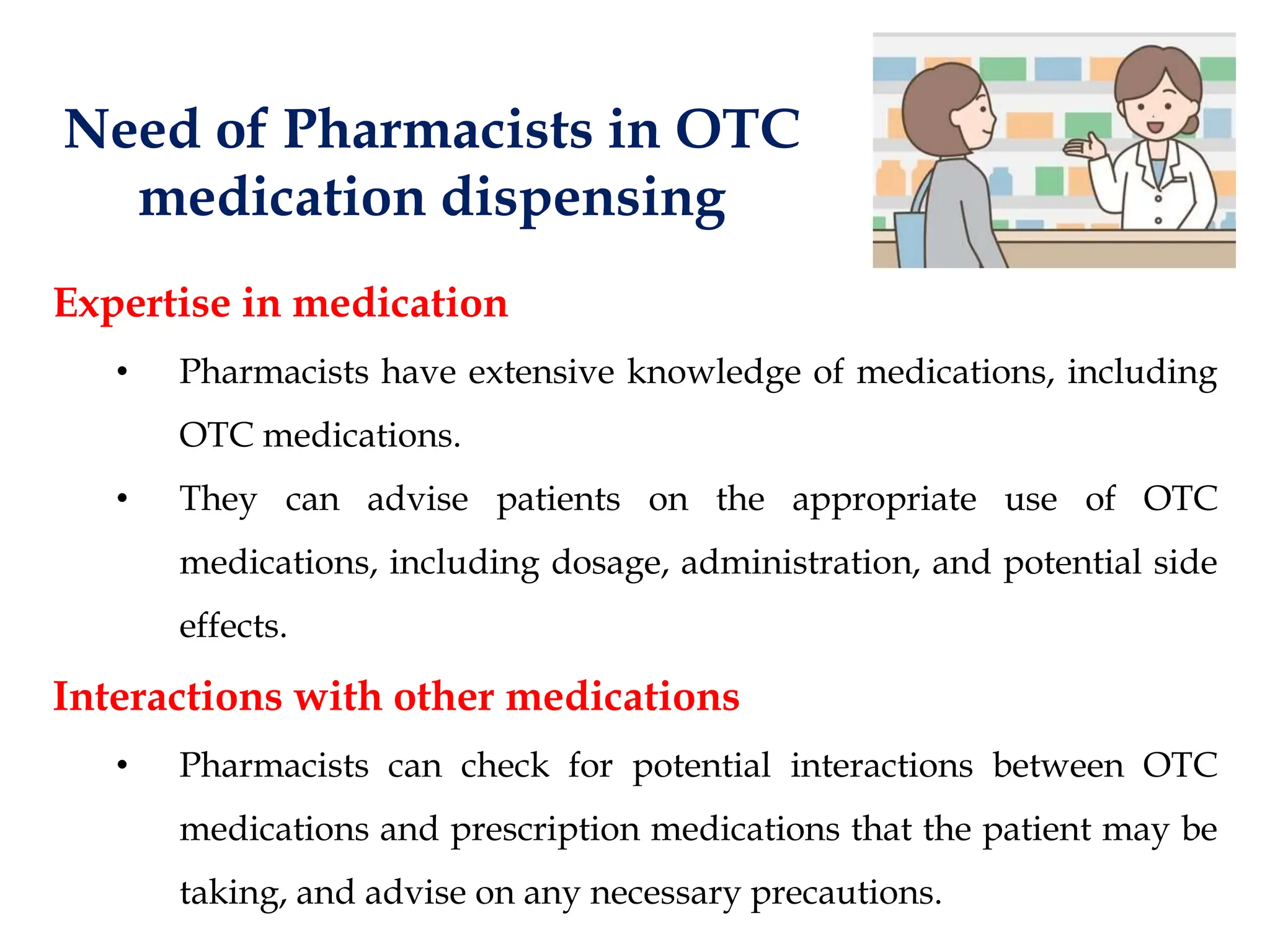 Over The Counter Medications & Role of Pharmacist | PPTX