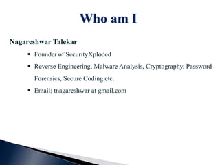 Reversing malware analysis training part7 unpackingupx | PPT