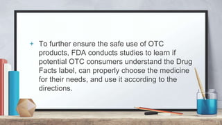 Otc over the counter medicine | PPTX