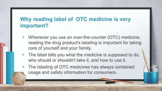 Otc over the counter medicine | PPTX