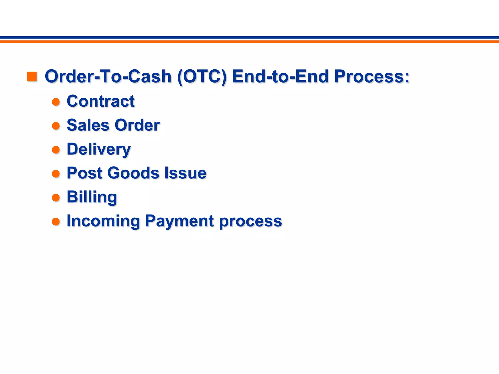 OTC Processin SAP.ppt