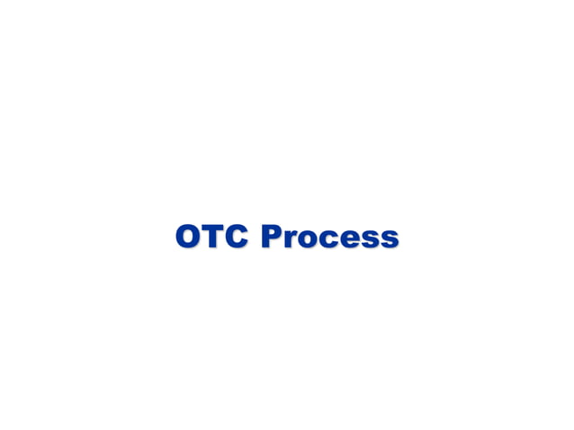 OTC Processin SAP.ppt