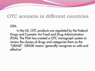 Otc products | PPT | Free Download