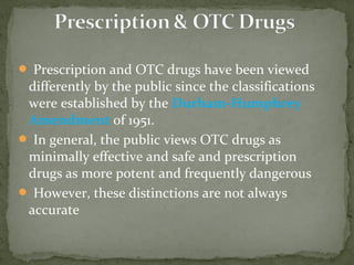Otc drug use | PPT