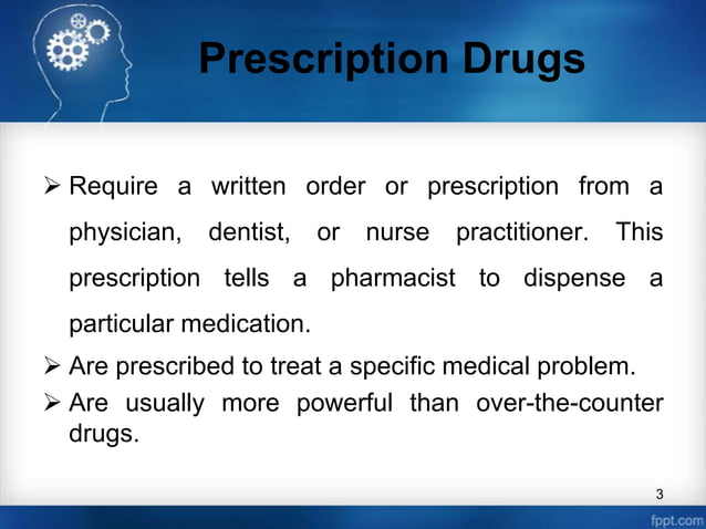 Over the Counter drugs vs Prescription Drugs | PPTX