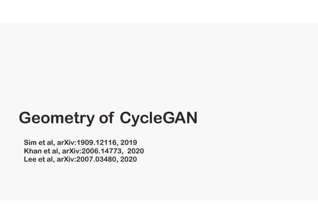 Optimal transport driven CycleGAN for unsupervised learning in inverse problems | PDF