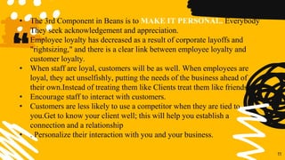 BEANS: 4 Principles | PPTX