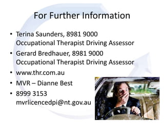 Ot driving assessmentsthr2013 | PPTX