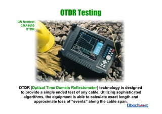 OTDR Testing | PDF