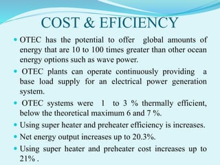 Ocean themal energy conversion | PPTX