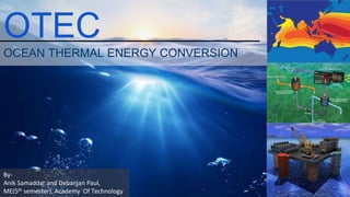 Power Point Presentation On OCEAN THERMAL ENERGY CONVERSION | PPTX