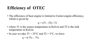 Ocean Thermal Energy conversion | PPTX | Geography | Science