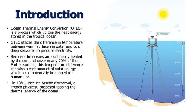 Ocean Thermal Energy Conversion | PPTX | Chemistry | Science