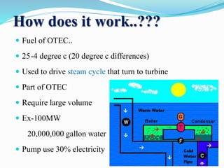 Ocean Thermal Energy Conversion (OTEC) | PPTX