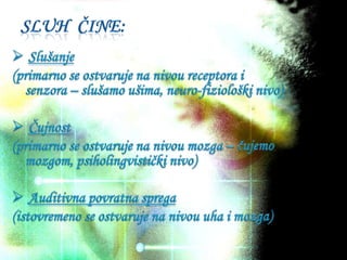 Oštećenja sluha | PPTX
