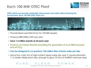 Ocean Thermal Energy - An Introduction | PDF