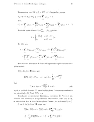 O teorema de cramér lundberg via martingais | PDF
