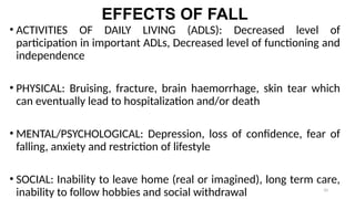 Occupational Therapy perspective of FAll PREVENTION PROGRAMME | PPTX