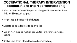 Occupational Therapy perspective of FAll PREVENTION PROGRAMME | PPTX