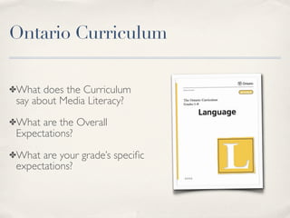 Otf media literacy | KEY | Education