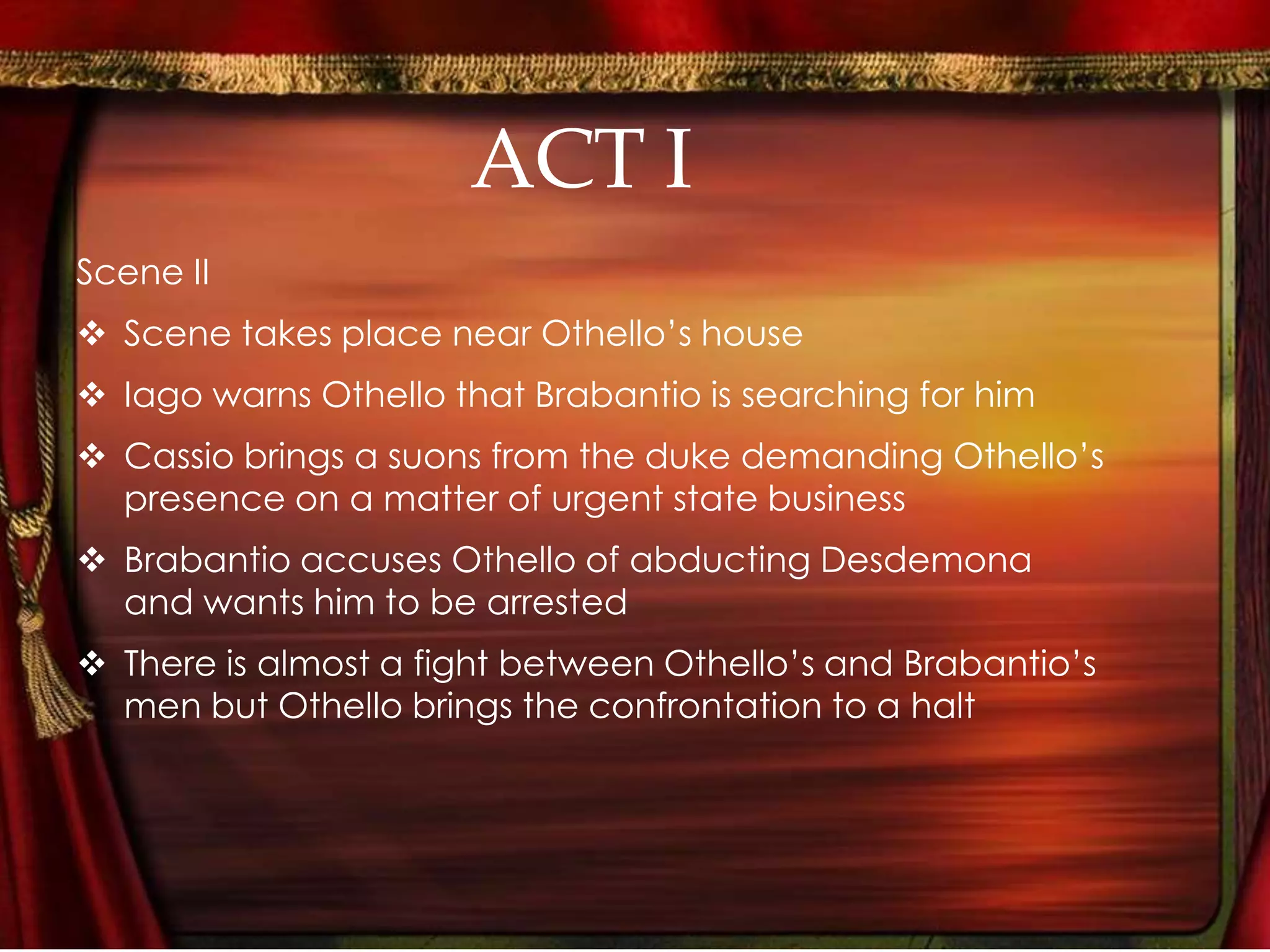 Othello detailed Presentation | PPTX