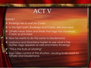 Othello detailed Presentation | PPTX