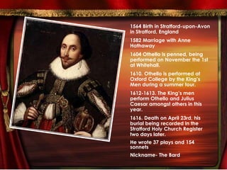 Othello detailed Presentation | PPTX