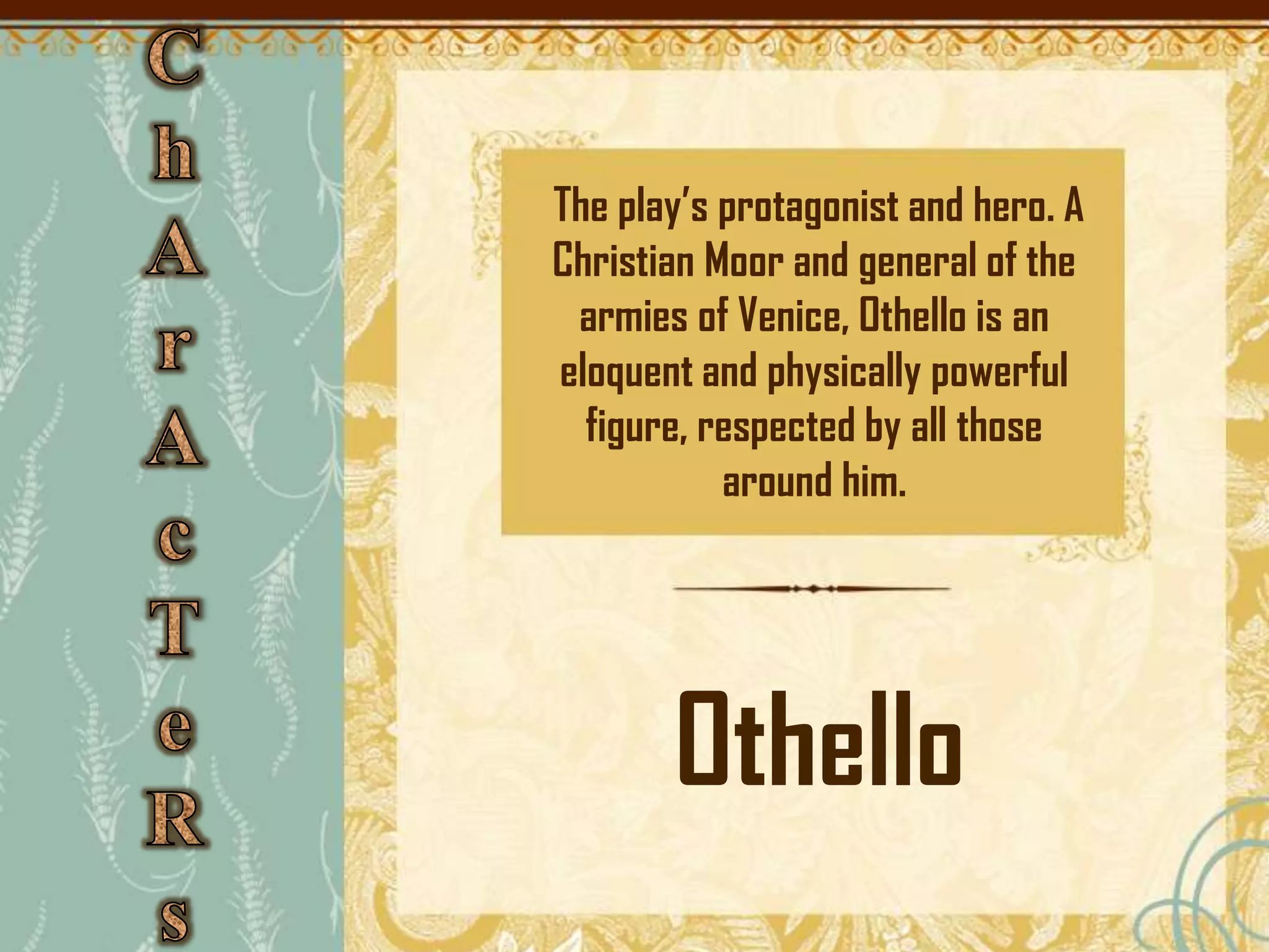 Othello by William Shakespeare | PPTX