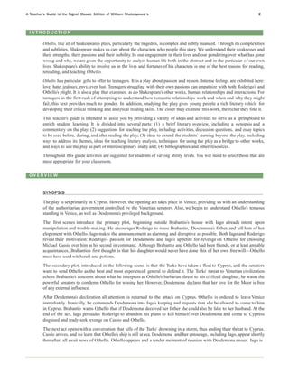 Othello | DOCX | Education