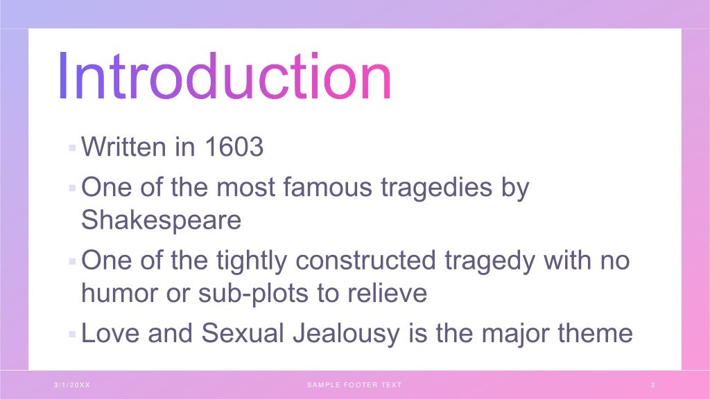 Othello Character Analysis & Plot Summary | Shakespeare Tragic Play ...