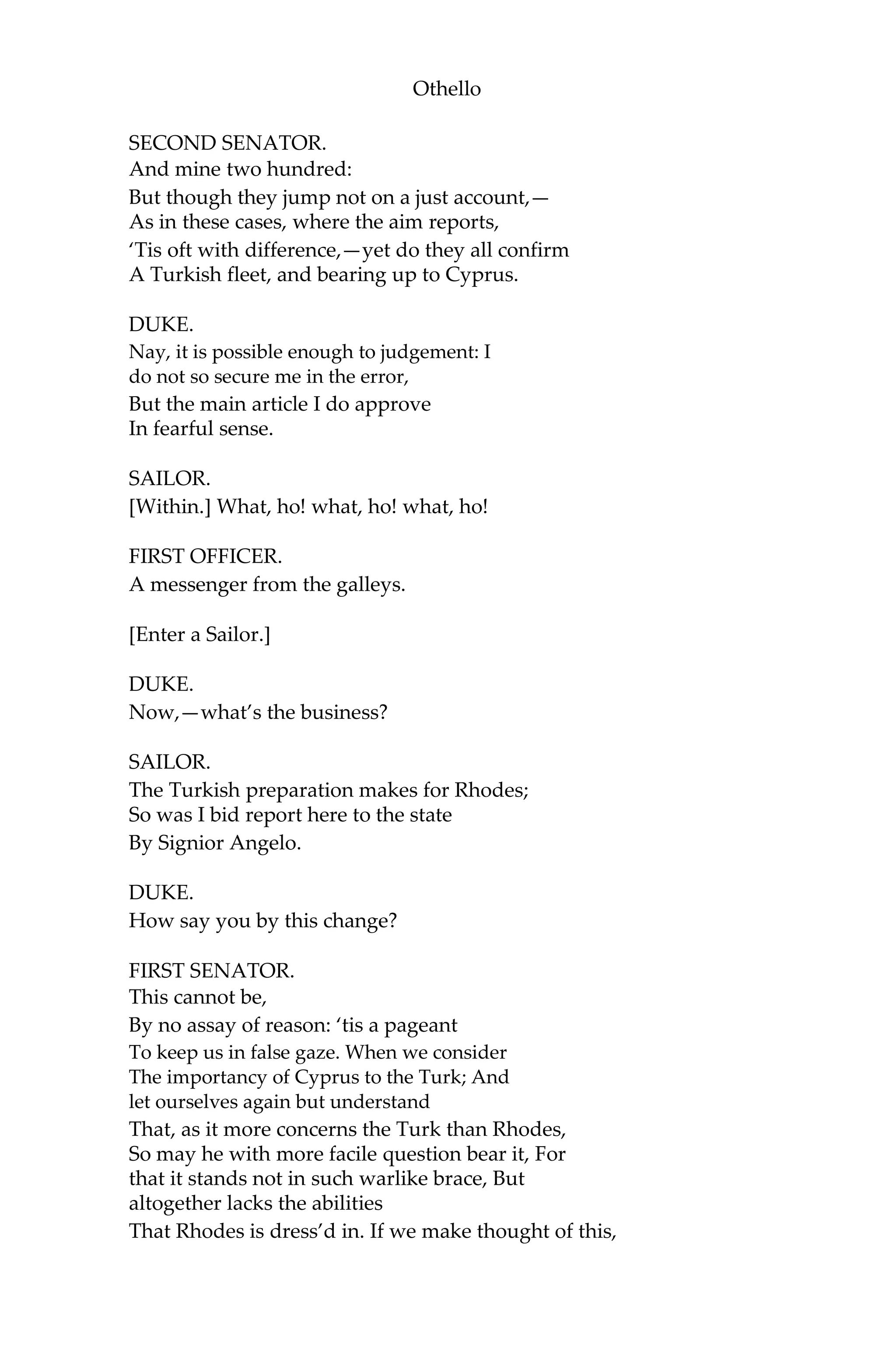 Othello - william shakespeare | PDF