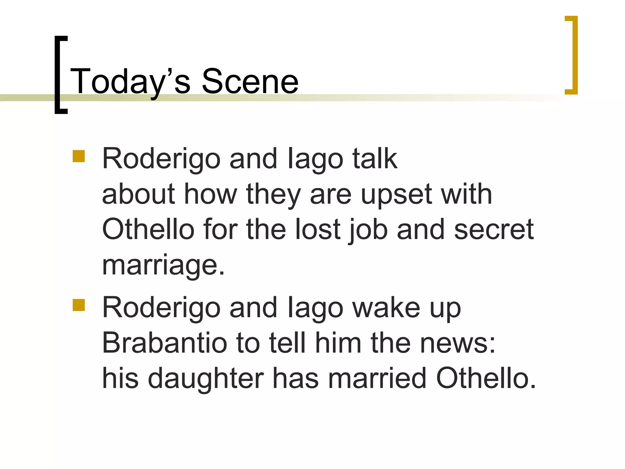 Othello background power point | PPT