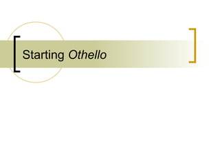 Othello background power point | PPT