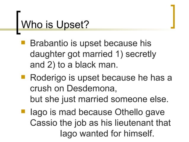 Othello Background Power Point Ppt