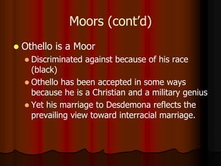 othello day one bacground and introduction.ppt | Drama | Genres