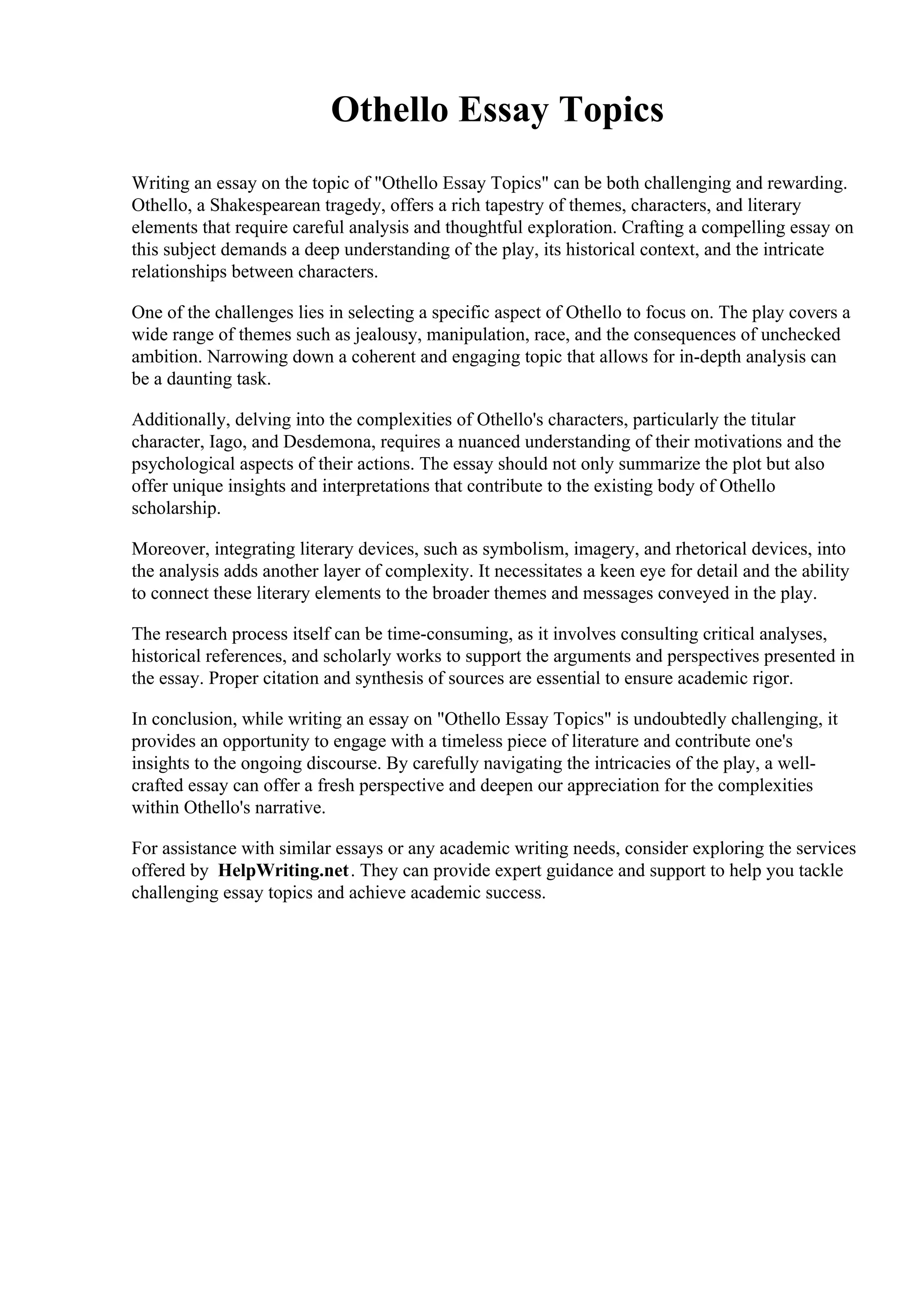 Othello Essay Topics.pdf