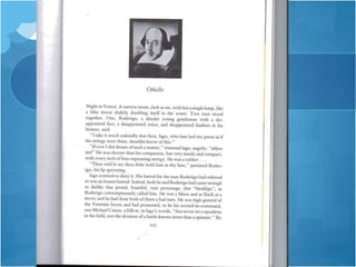 Othello intro lesson | PPTX